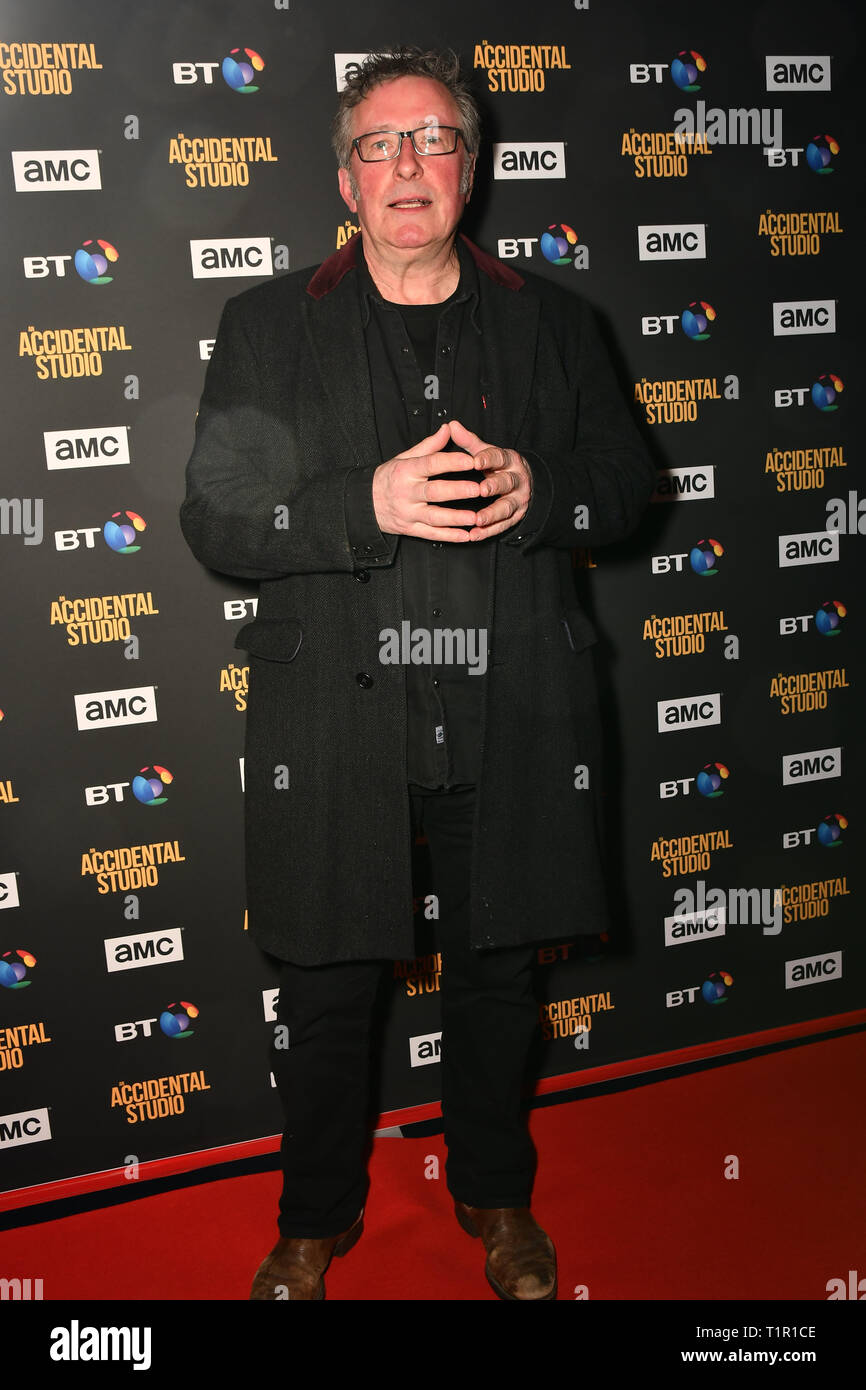 London, UK. 27th Mar 2019. Rowland Rivron arrives at Premiere of ...