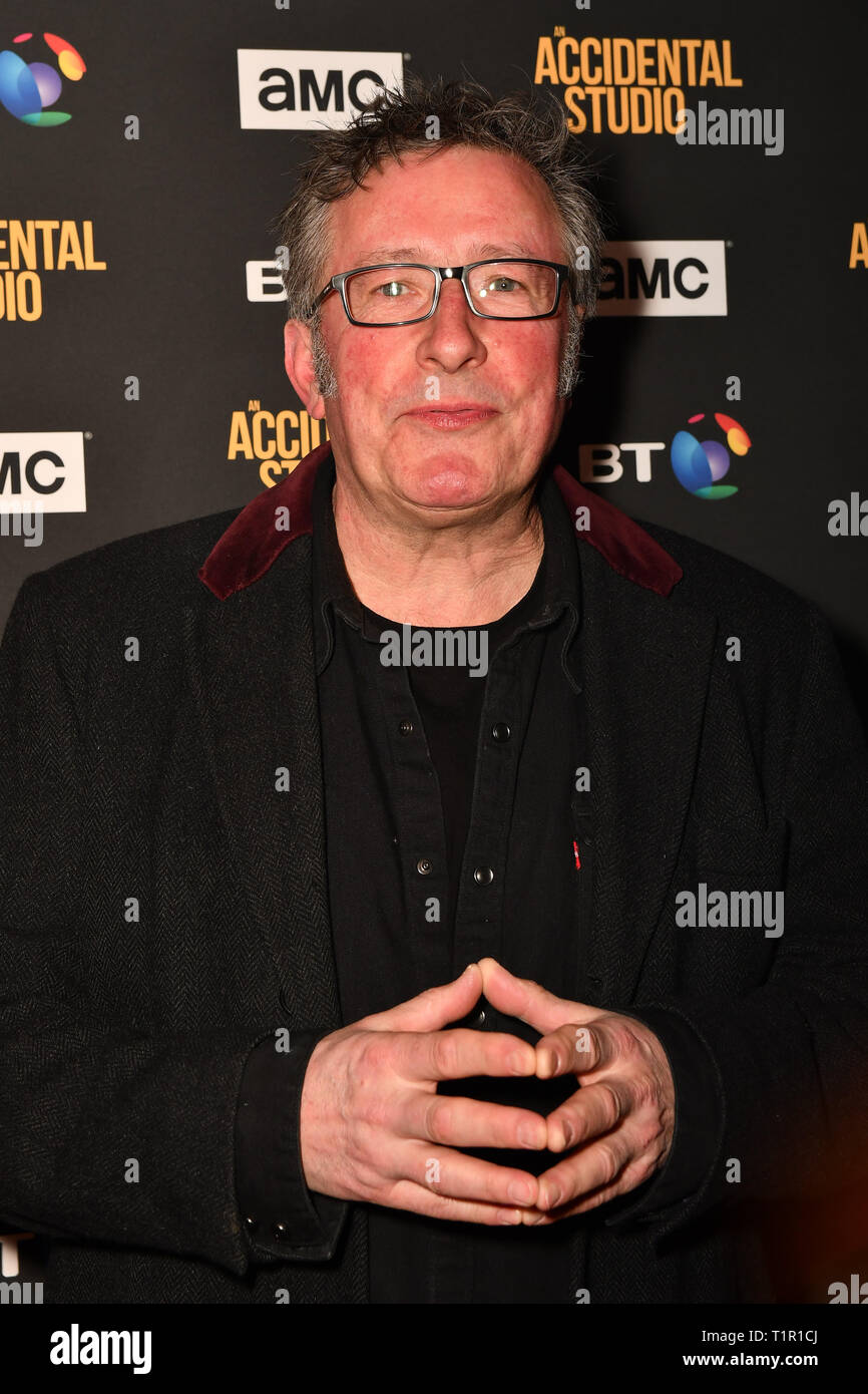 London, UK. 27th Mar 2019. Rowland Rivron arrives at Premiere of ...