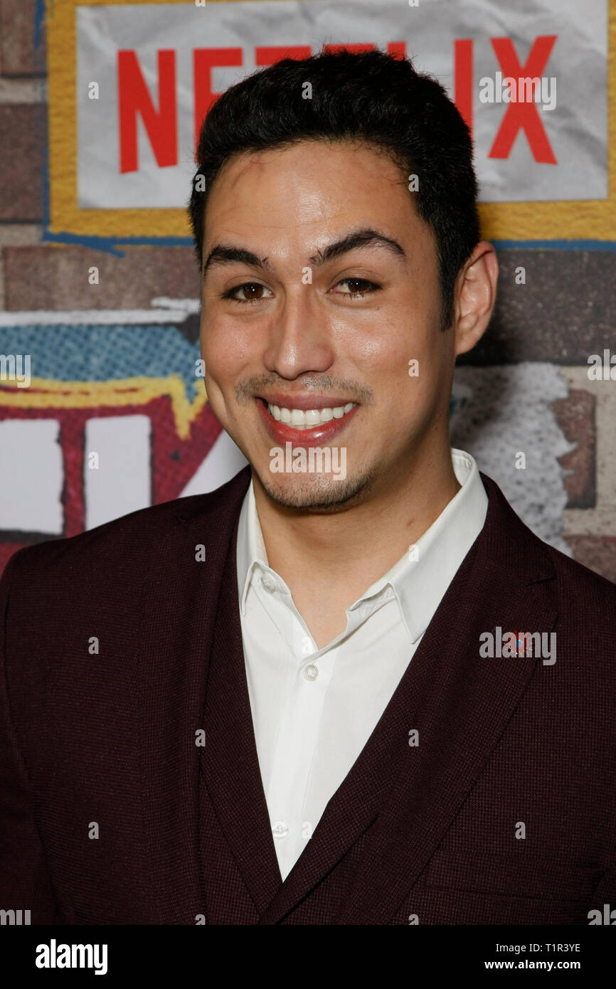 Los Angeles, CA, USA. 27th Mar, 2019. Julio Macias attends Netflix's ...
