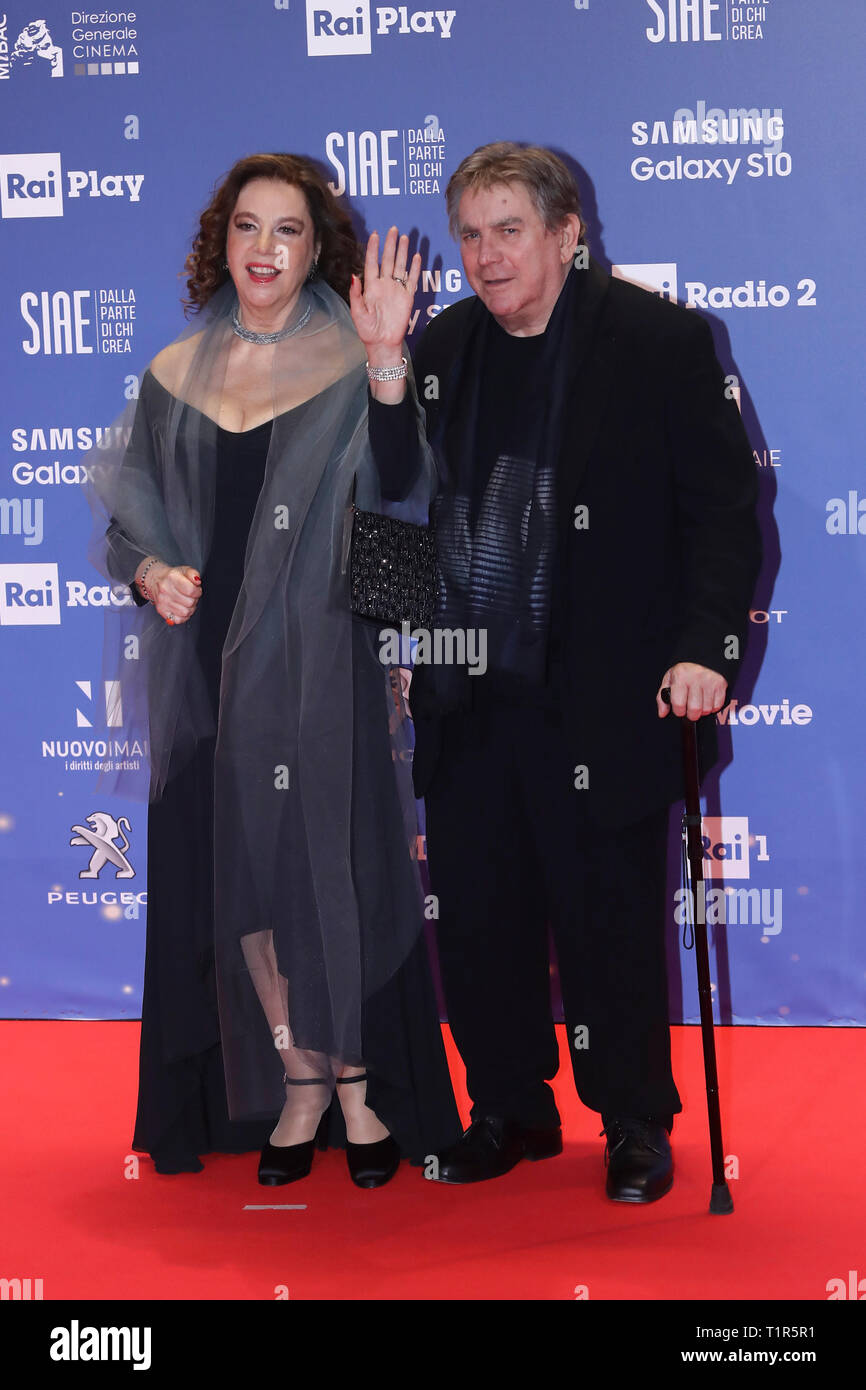 Rome, Italy. 27th Mar, 2019. Rome, Studios, 64th David di Donatello ...