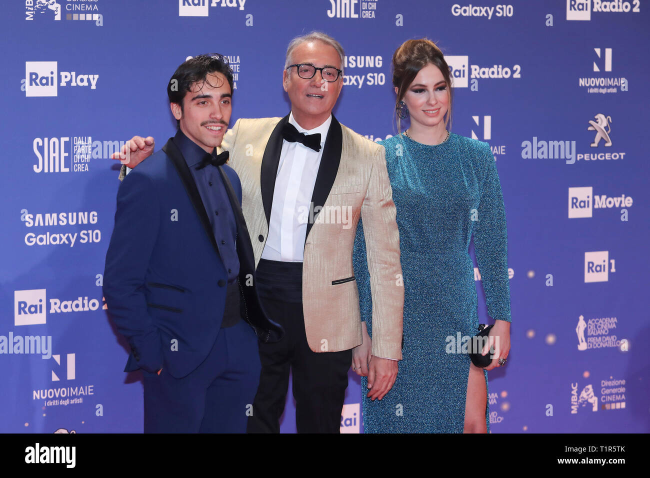 Rome, Italy. 27th Mar, 2019. Rome, Studios, 64th David di Donatello ...