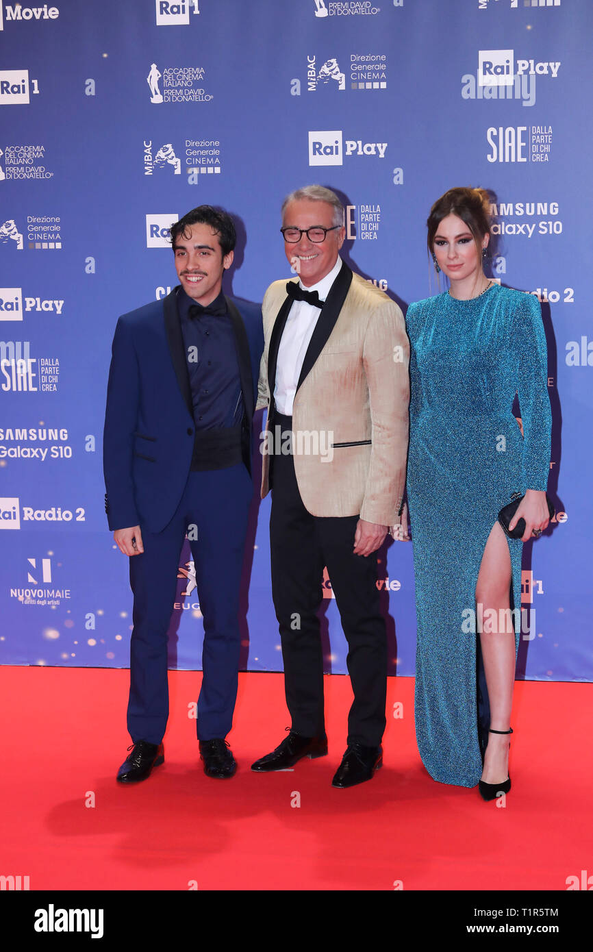 Rome, Italy. 27th Mar, 2019. Rome, Studios, 64th David di Donatello ...