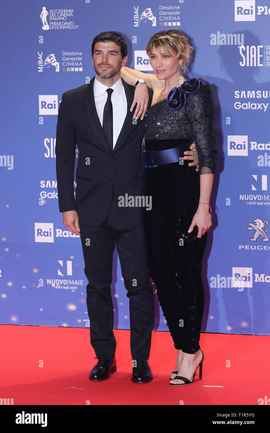 Rome, Italy. 27th Mar, 2019. Rome, Studios, 64th David di Donatello ...
