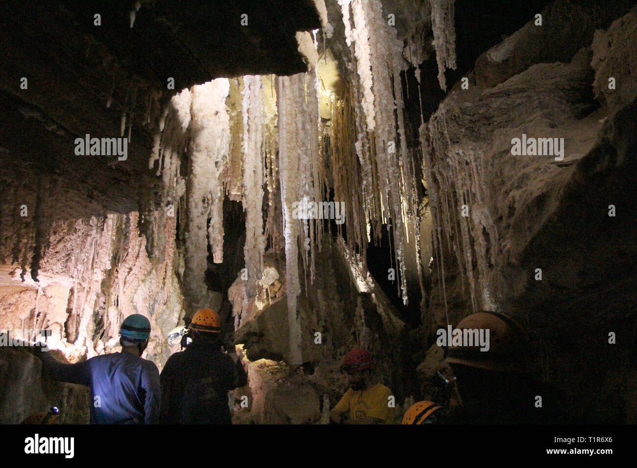 Israel. 27th Mar, 2019. Imposing salt sculptures in the Malcham salt ...
