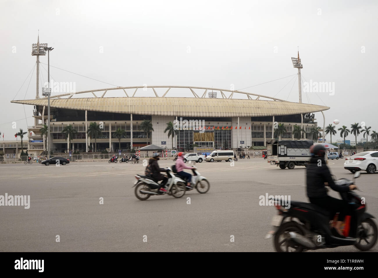 Hanoi, Vietnam. 27th Mar, 2019. My Dinh National Stadium and Duong Le ...
