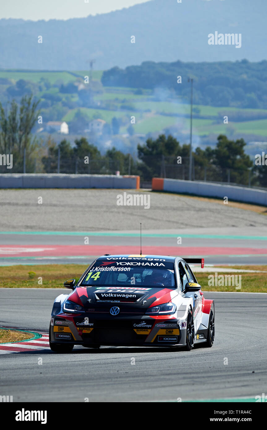 Circuit de Barcelona-Catalunya, Barcelona, Spain. 28th Mar, 2019. FIA ...