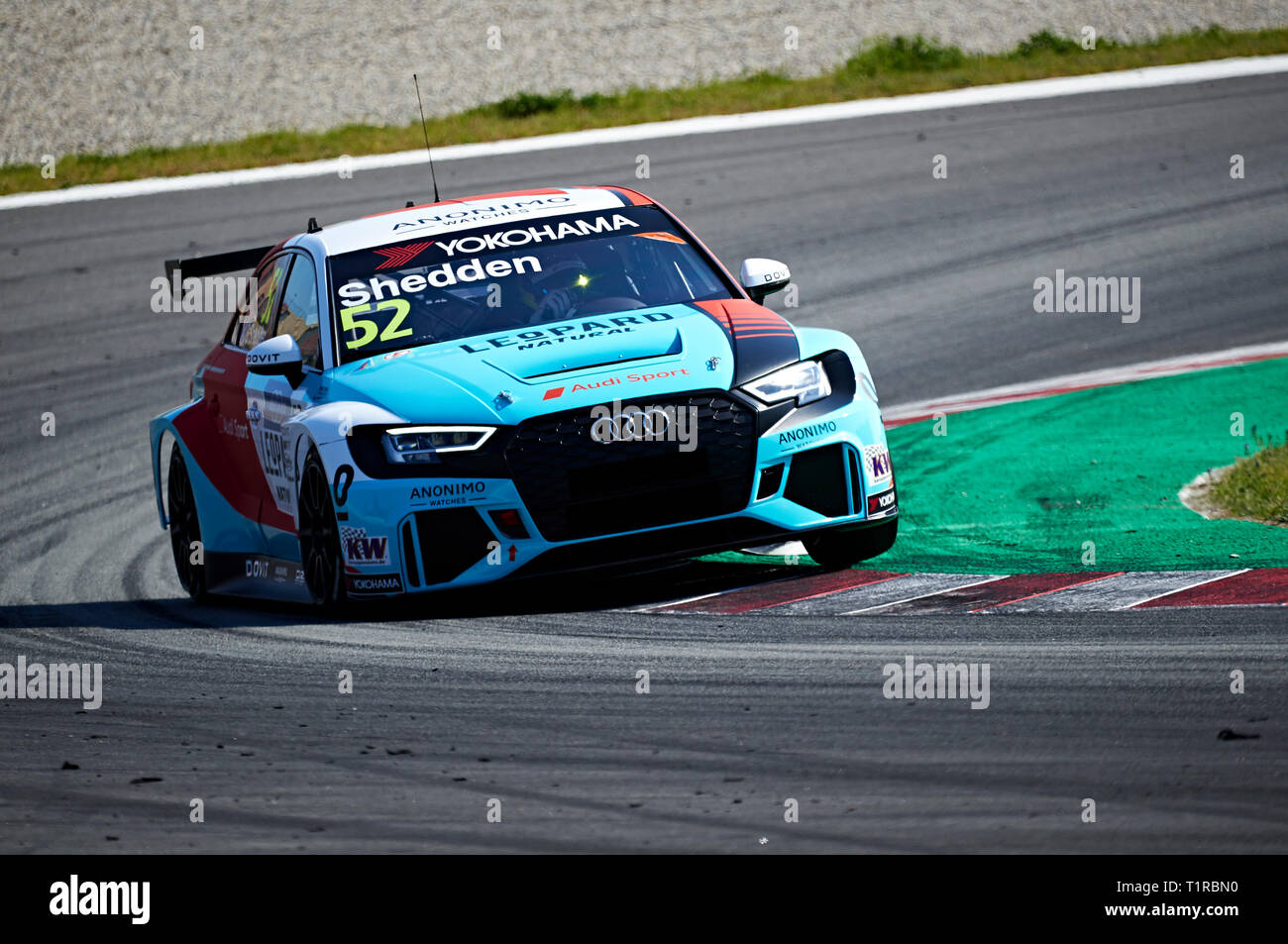 Barcelona, Spain. 28 March, 2019. Gordon Shedden (GBR), Leopard Racing ...