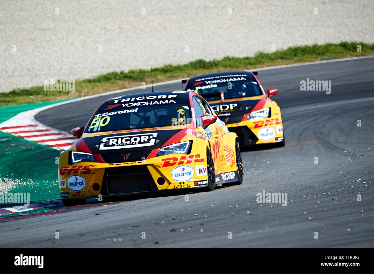 Barcelona, Spain. 28 March, 2019. Tom Coronel (NLD), Comtoyou Racing ...