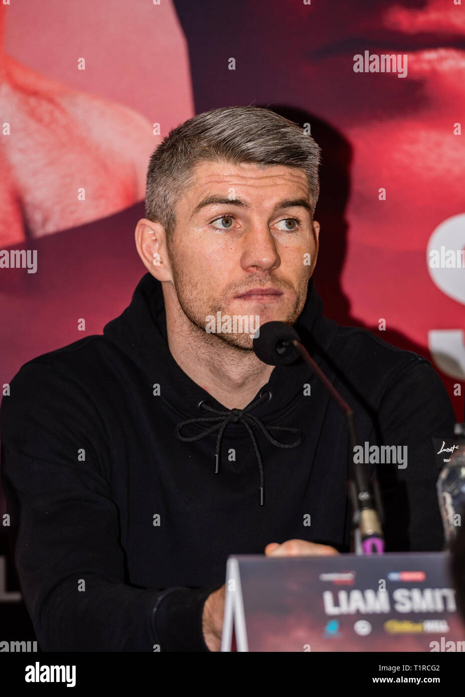 Liverpool, UK. 28th March, 2019. Liam Smith during Liam Smith vs. Sam ...