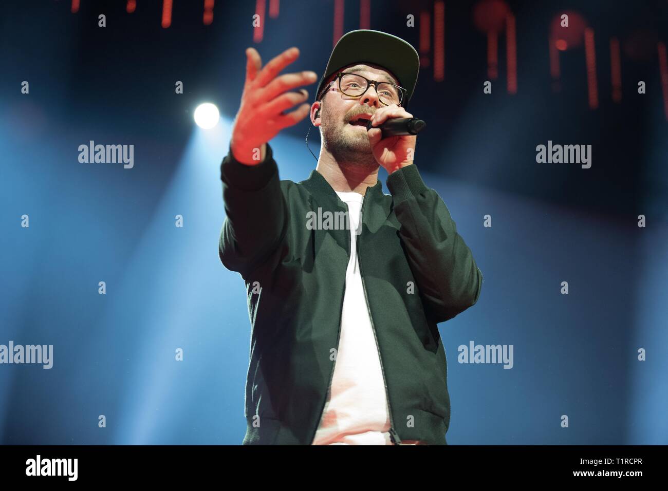 Berlin, Germany. 28th Mar, 2019. Singer Mark Forster will be on stage ...