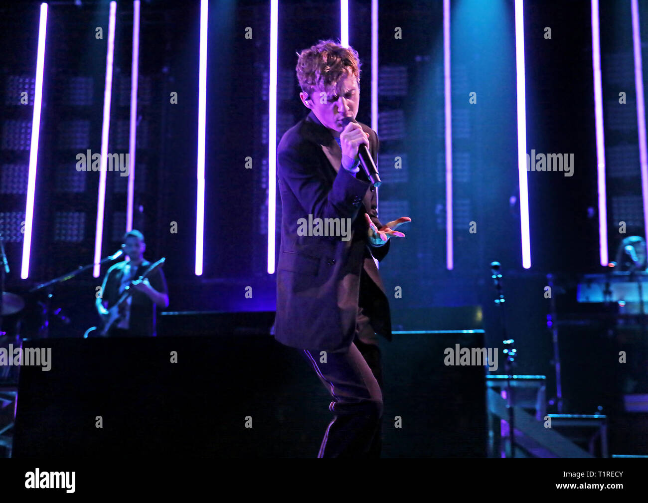 Troye Sivan performs at Manchester O2 Apollo Featuring: Troye Sivan ...