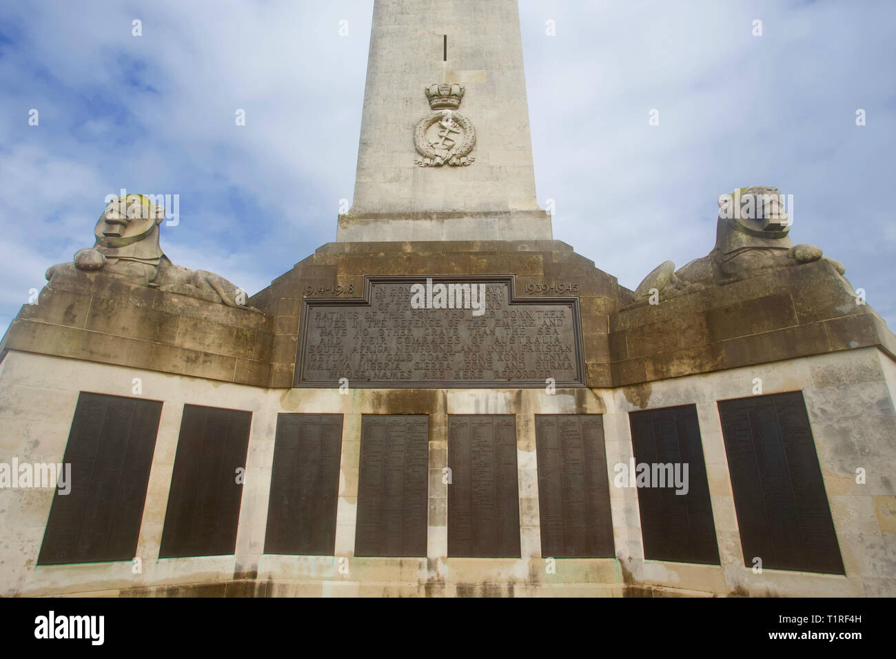 Plymouth naval memorial hi-res stock photography and images - Alamy