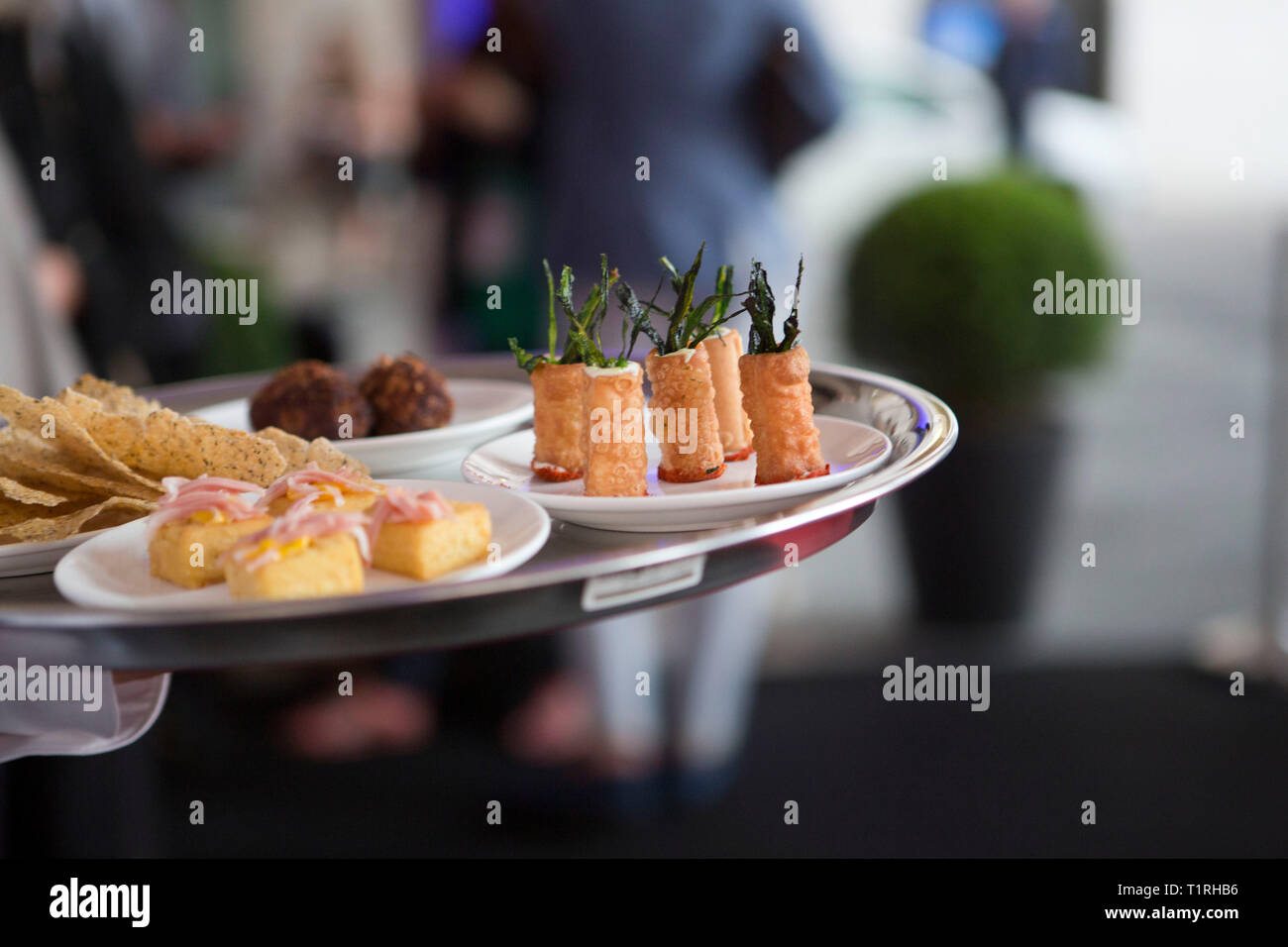 Catering during an event Stock Photo - Alamy