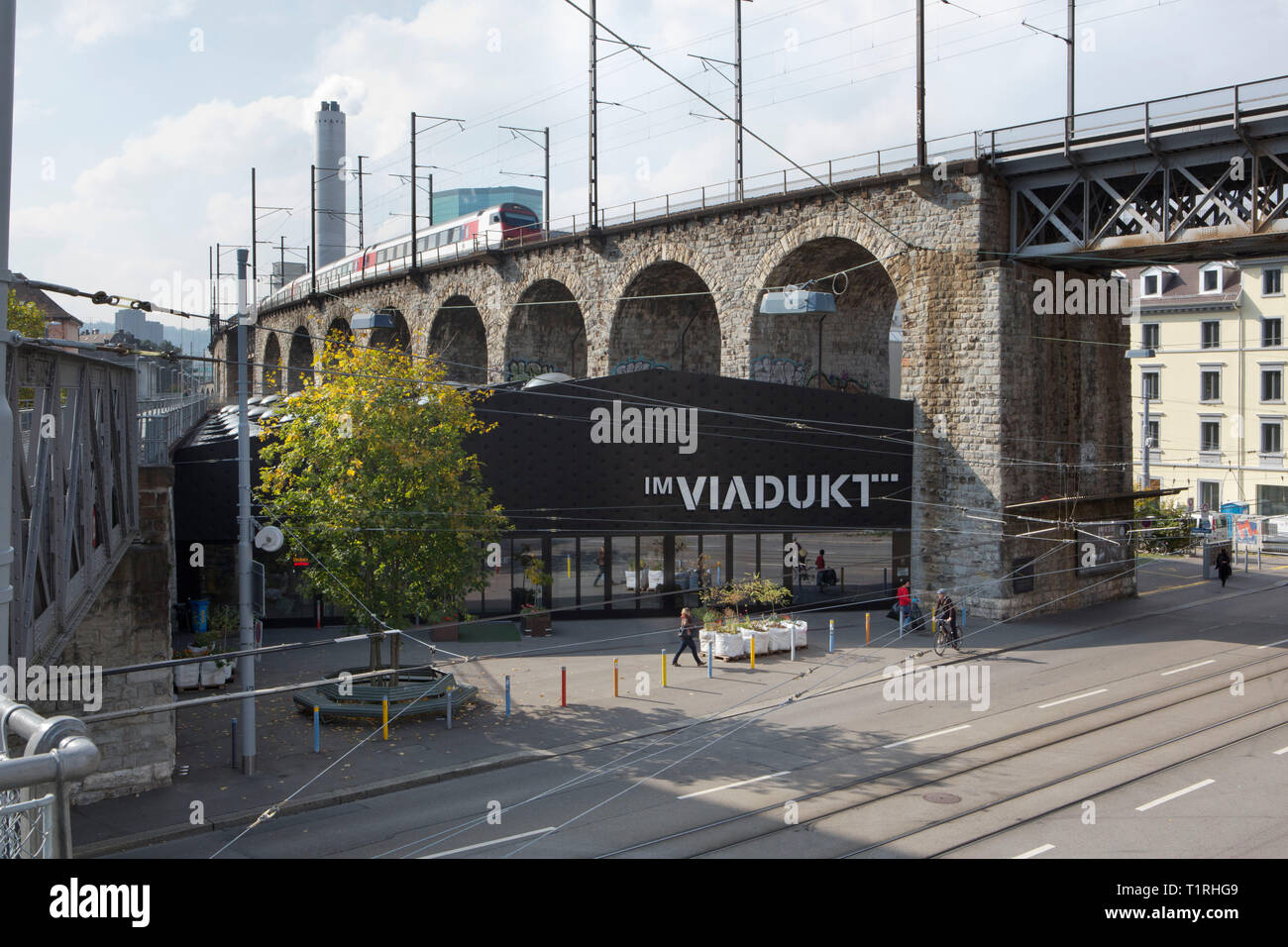 railway viaduct in zurich Stock Photo - Alamy