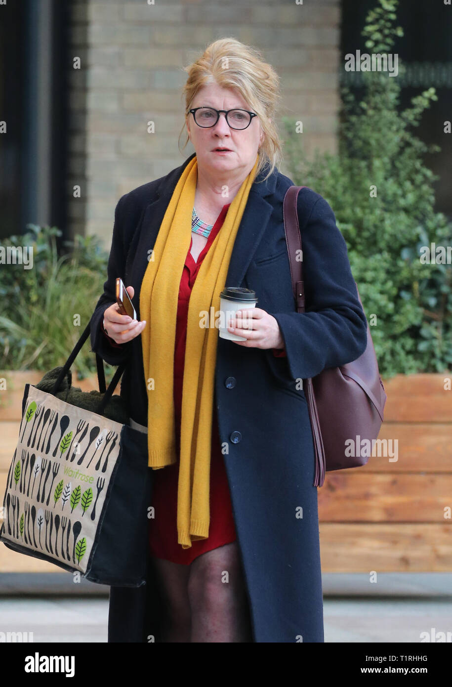 Felicity Montagu outside ITV Studios Featuring: Felicity Montagu Where ...