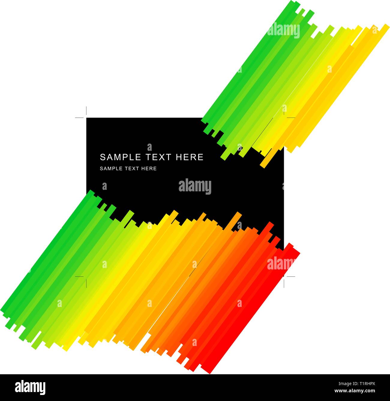 Abstract black background with rainbow stripes Stock Vector Image & Art ...