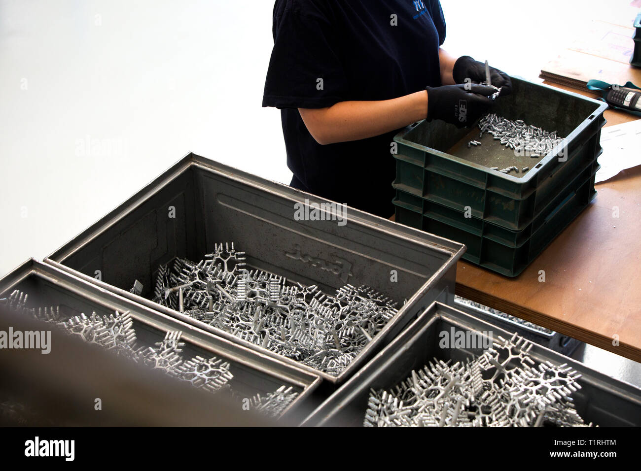 metal processing stage Stock Photo - Alamy