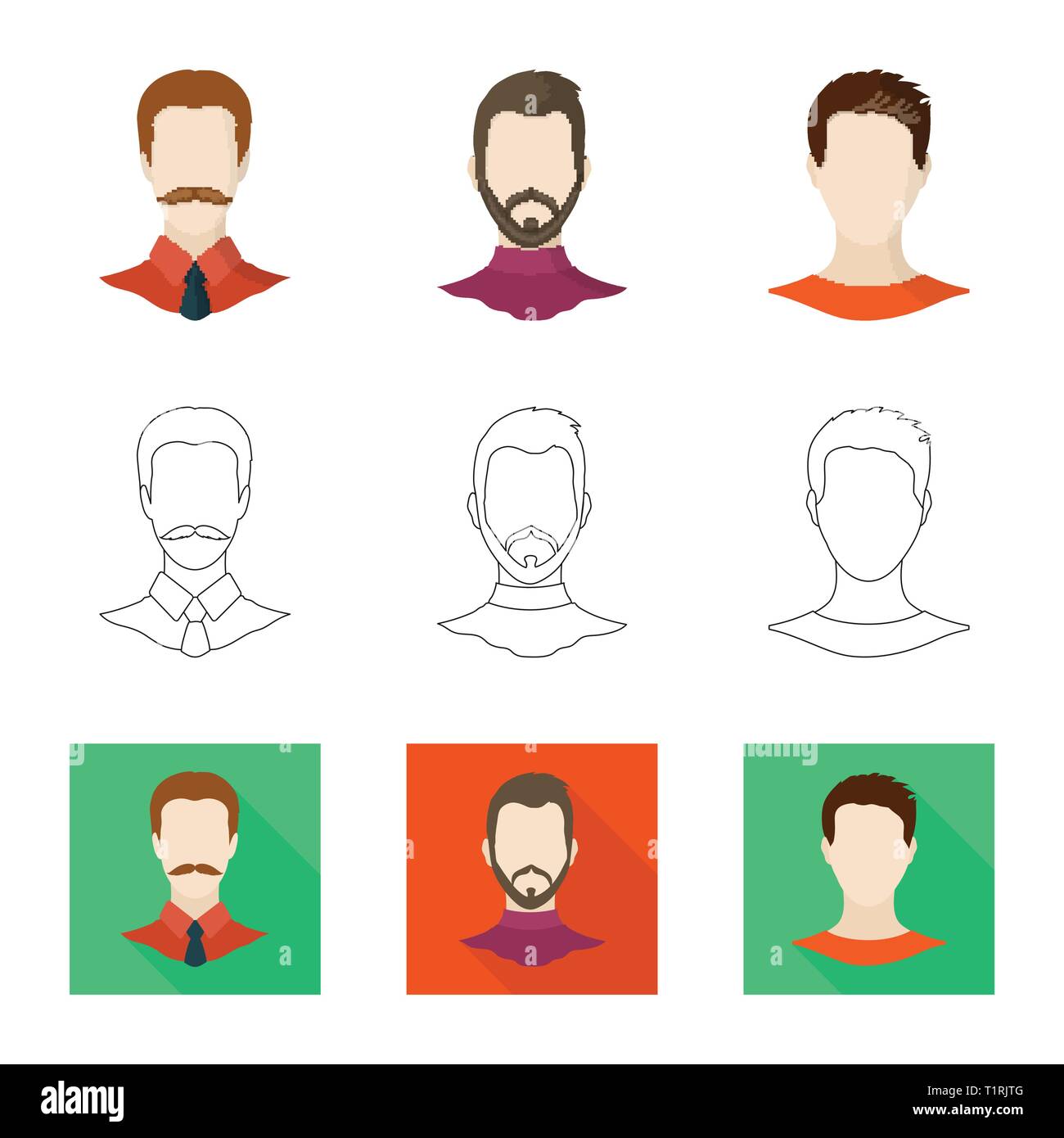 Vector design of professional and photo icon. Set of professional and ...