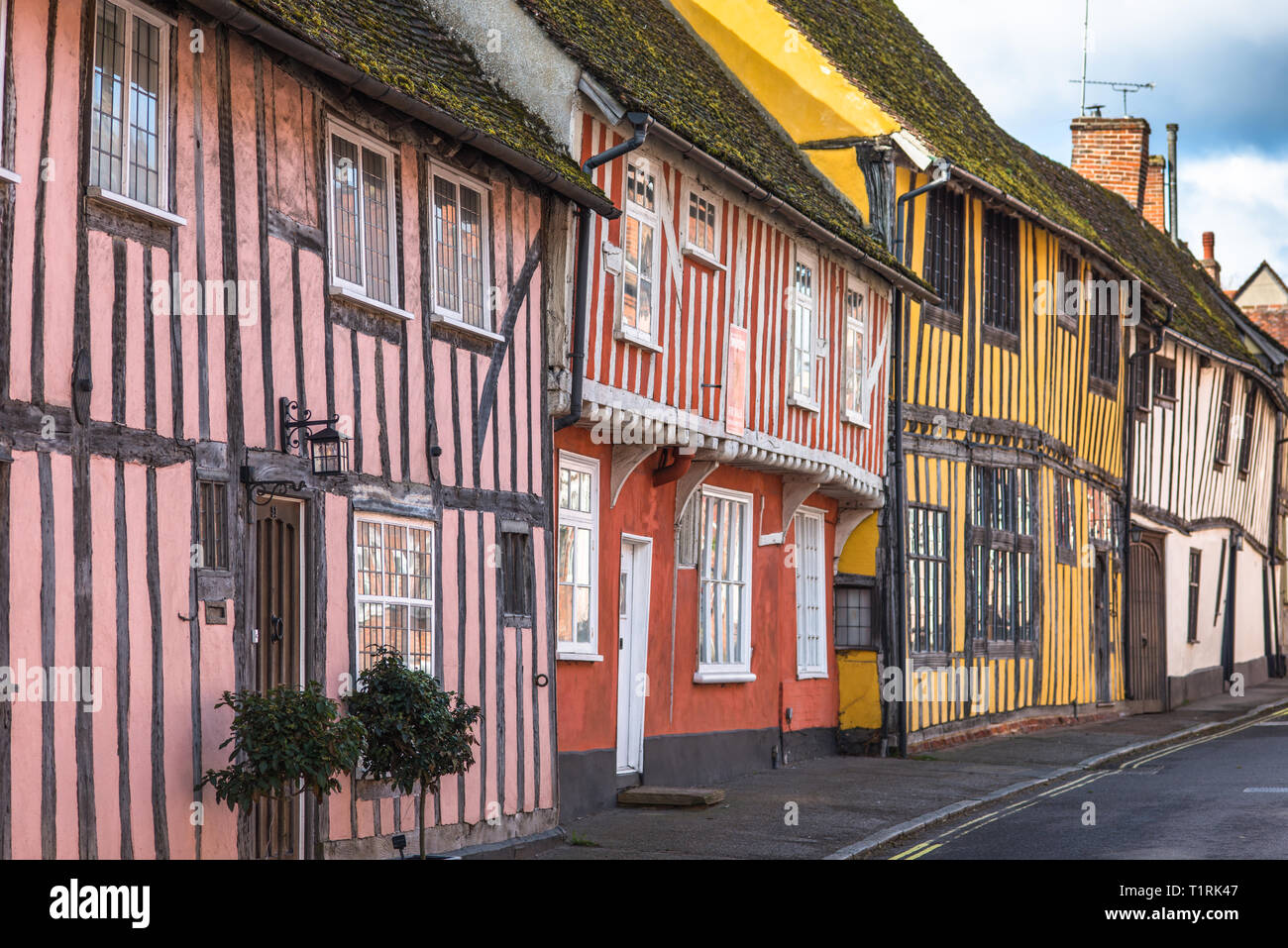 Medieval half timber houses britain uk hi-res stock photography and ...