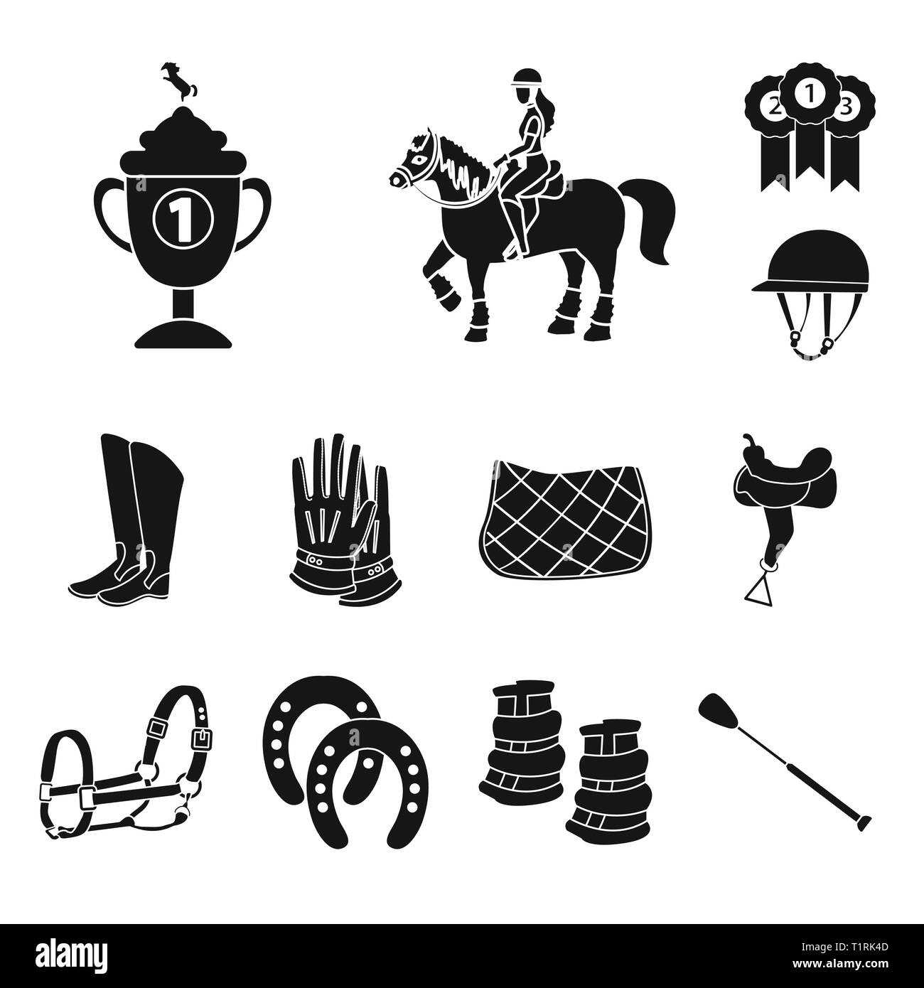 Vector illustration of sport and competition logo. Collection of sport ...