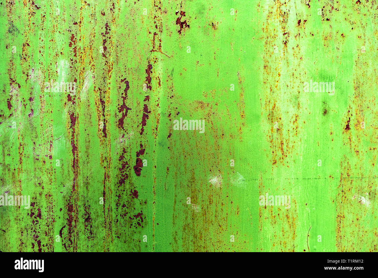 Green Rusted Metal Texture