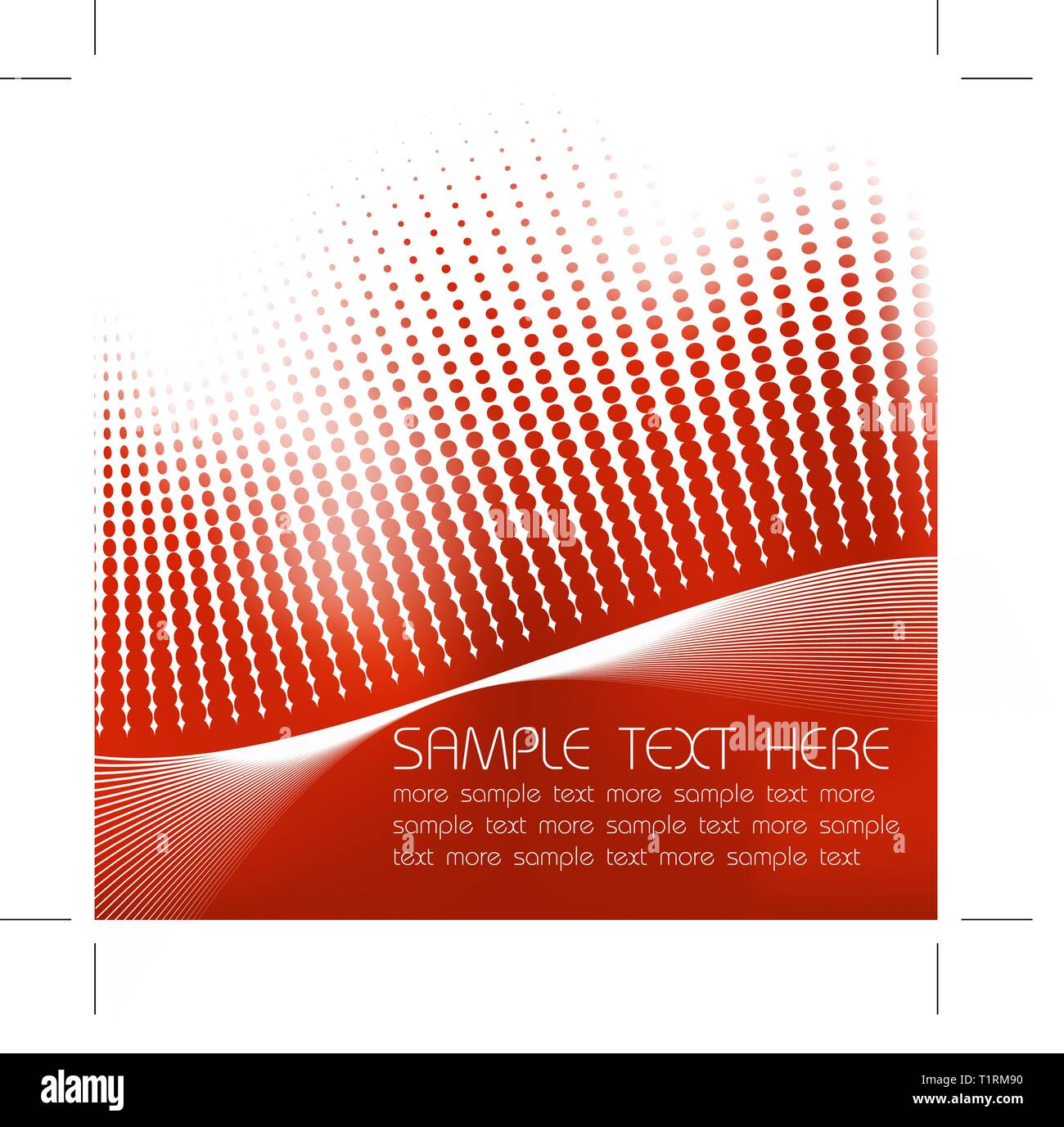 Abstract red background with place for your text Stock Vector Image ...