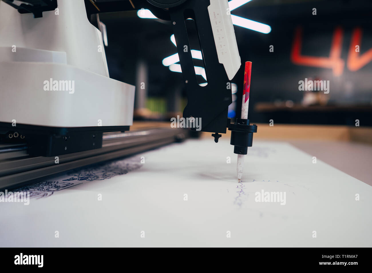 Plotter drawing hi-res stock photography and images - Alamy