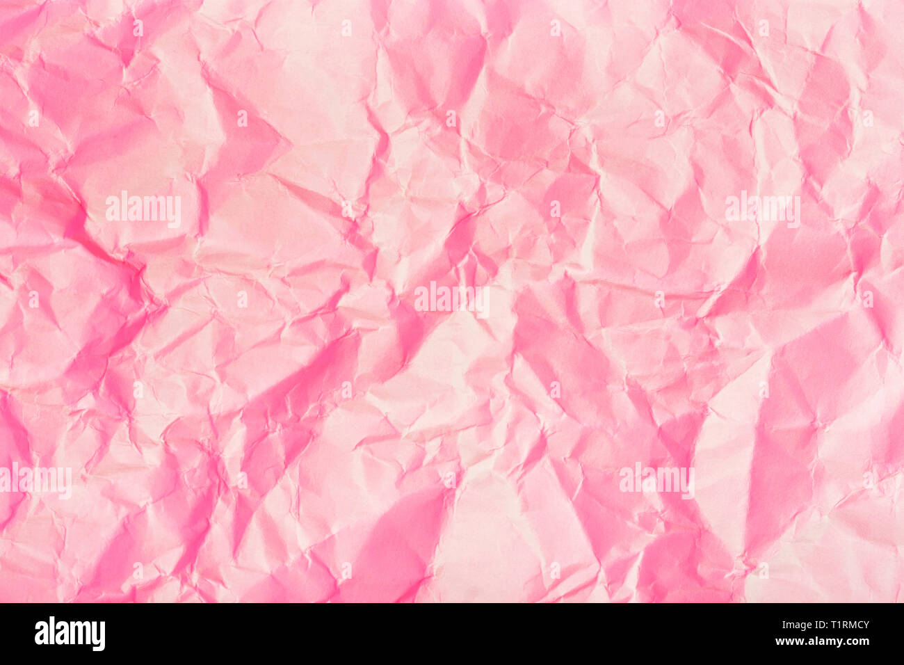Pink Crumpled Paper Texture