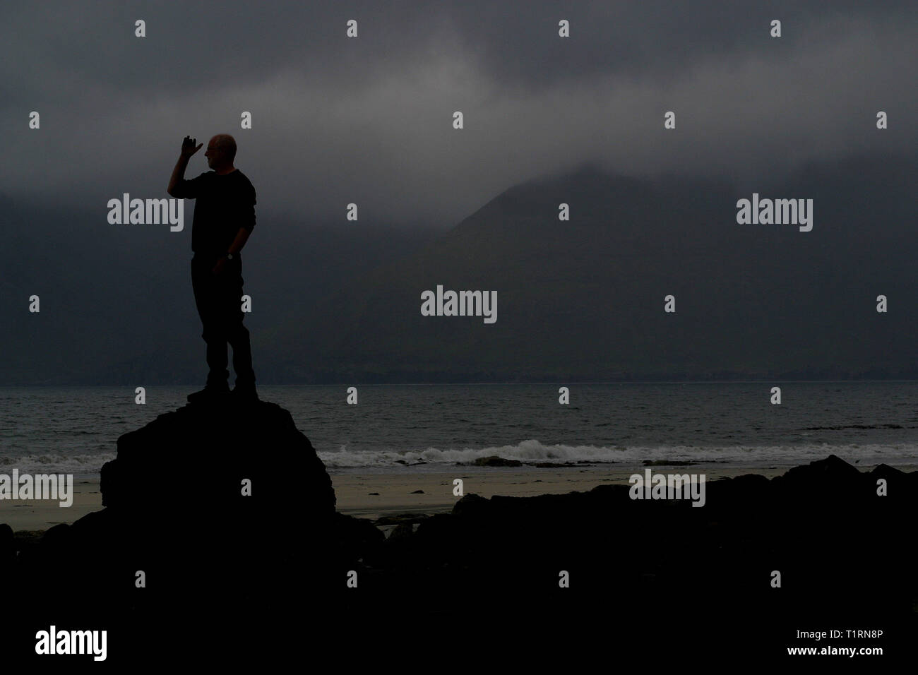 John Cormack pictured on the beach at Laig Bay, near his home for the ...