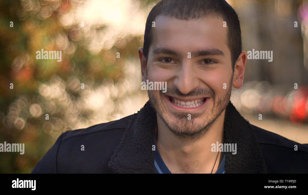 Male person caucasian happy hi-res stock photography and images - Alamy