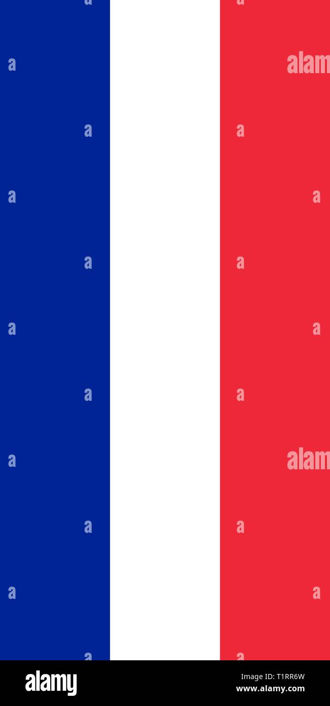 Hanging vertical flag of France Stock Vector Image & Art - Alamy