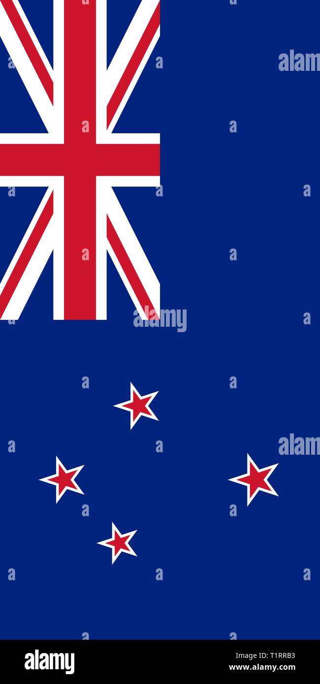 Hanging vertical flag of New Zealand Stock Vector Image & Art - Alamy