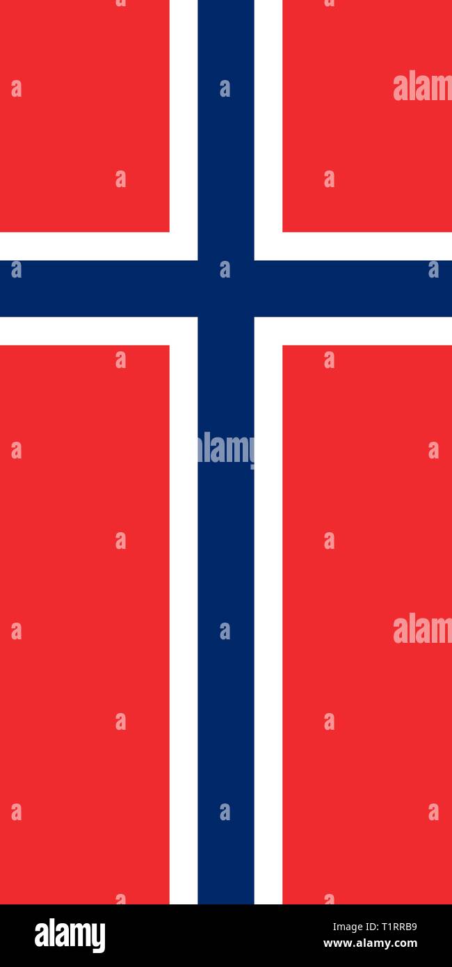 Hanging vertical flag of Norway Stock Vector Image & Art - Alamy