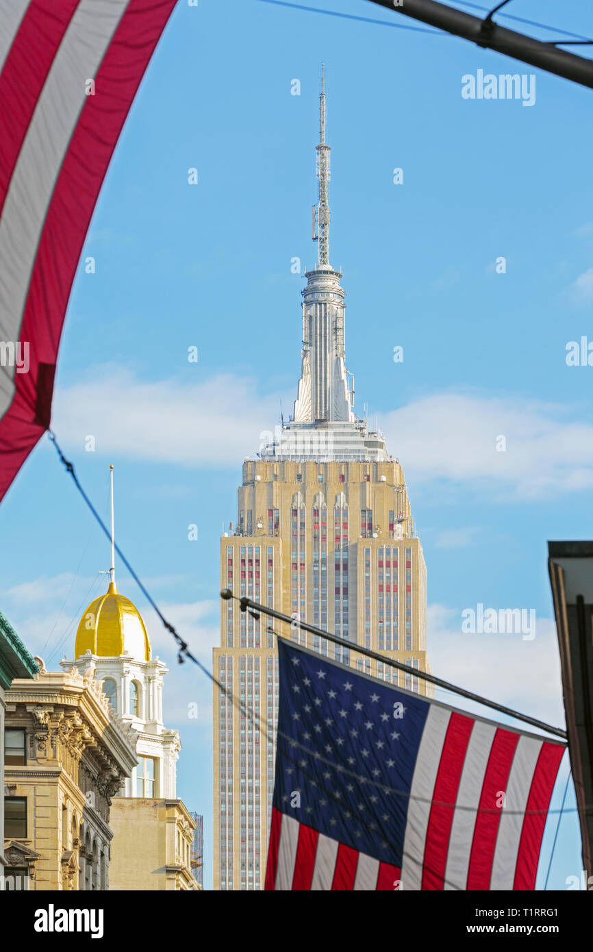 Empire State Building, New York City, New York State, USA. The 102 ...