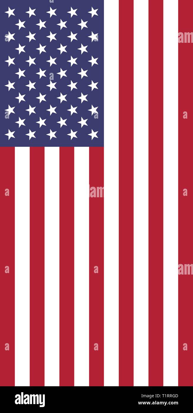 Hanging vertical flag of United States Stock Vector Image & Art - Alamy