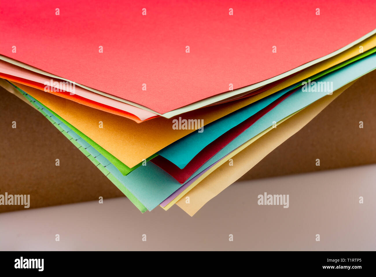 Color paperin view as texture background Stock Photo - Alamy