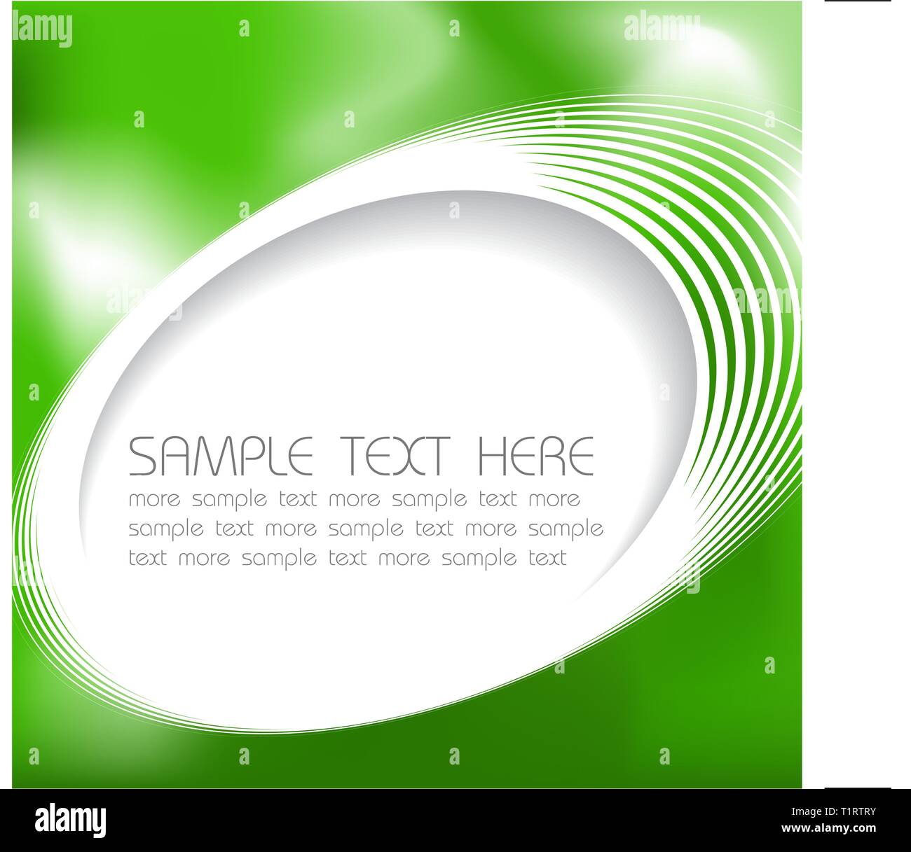 Abstract green background with place for your text Stock Vector Image ...