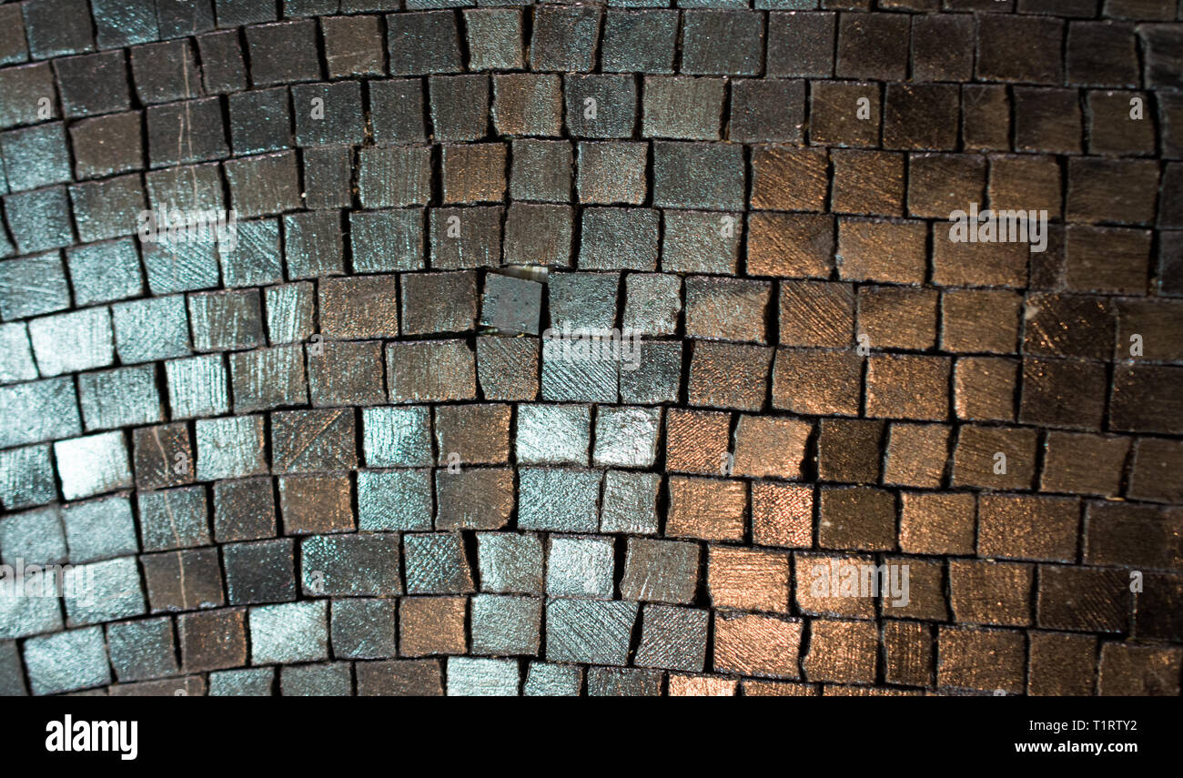 Decorative stone background built of little stones Stock Photo - Alamy