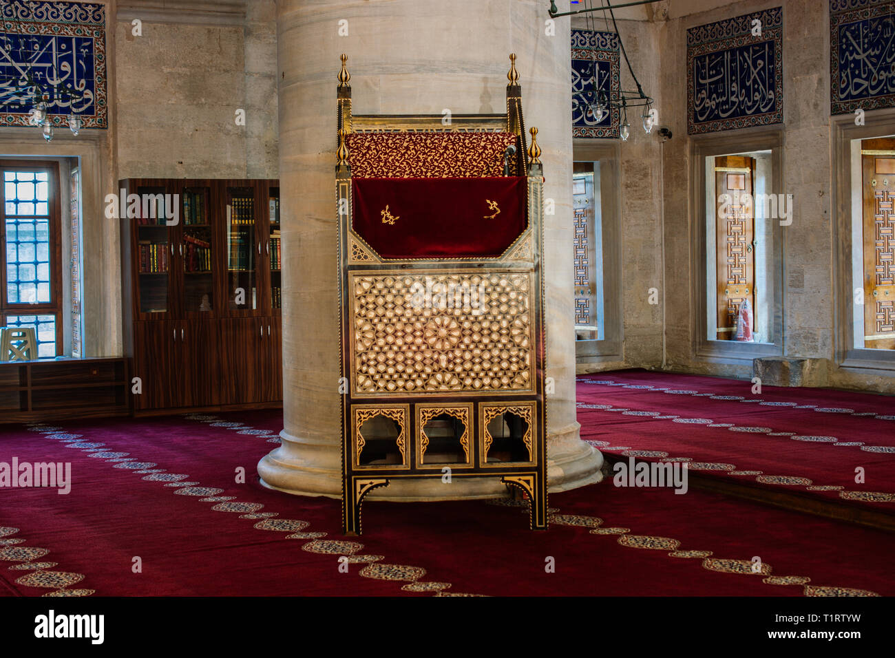 Minbar (pulpit) in the mosque wood hi-res stock photography and images ...