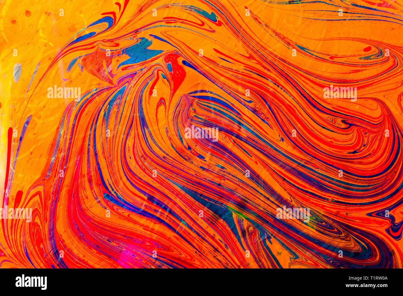 Traditional marbling artwork patterns as colorful abstract background ...