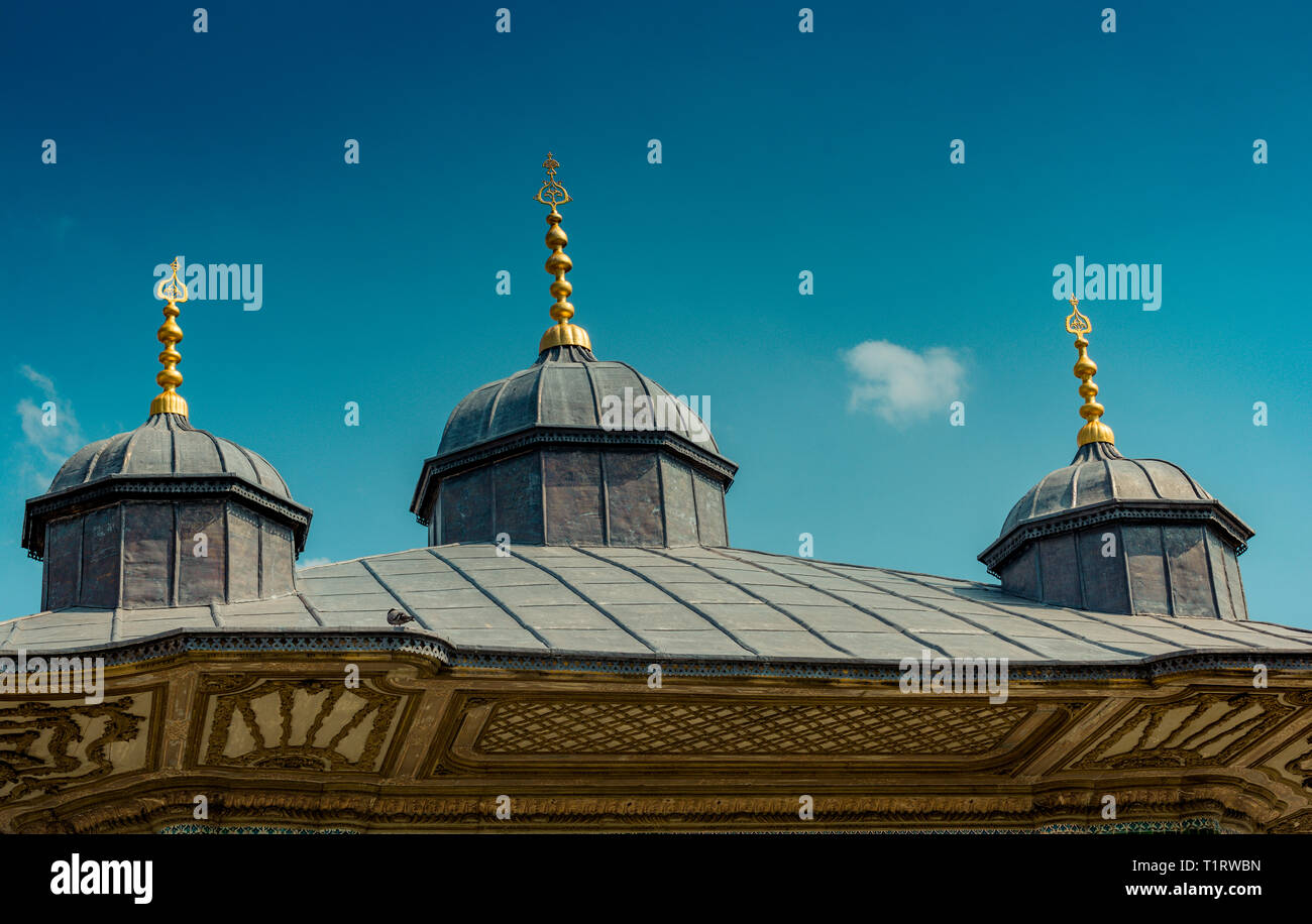Outer view of dome in Ottoman architecture in, Istanbul, Turkey Stock ...