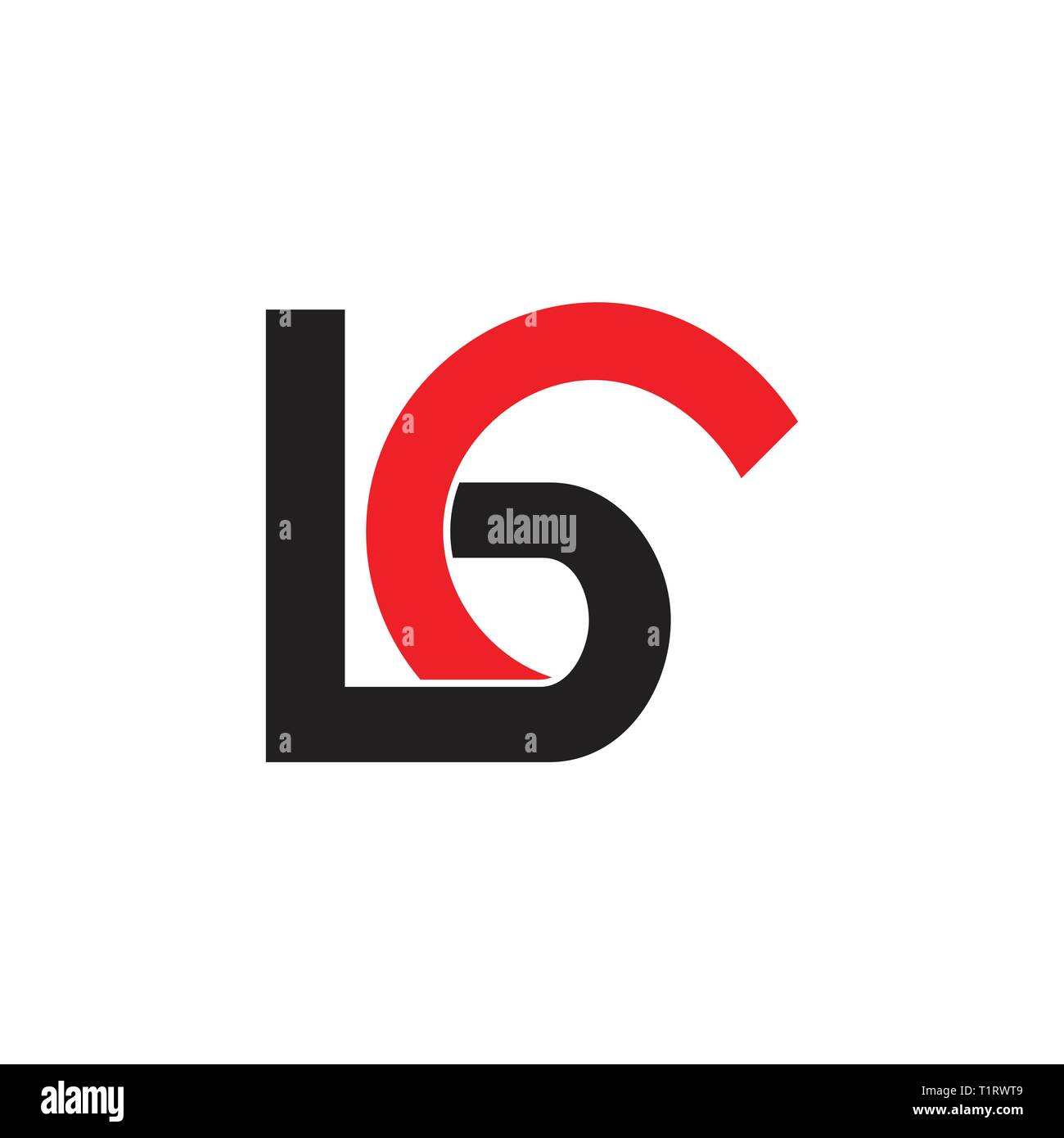 letters bc simple geometric line logo vector Stock Vector Image & Art ...