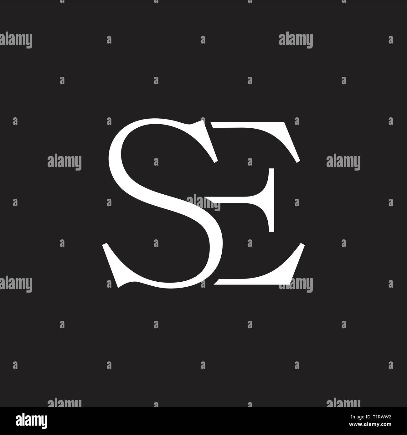 Se letters Stock Vector Images - Alamy