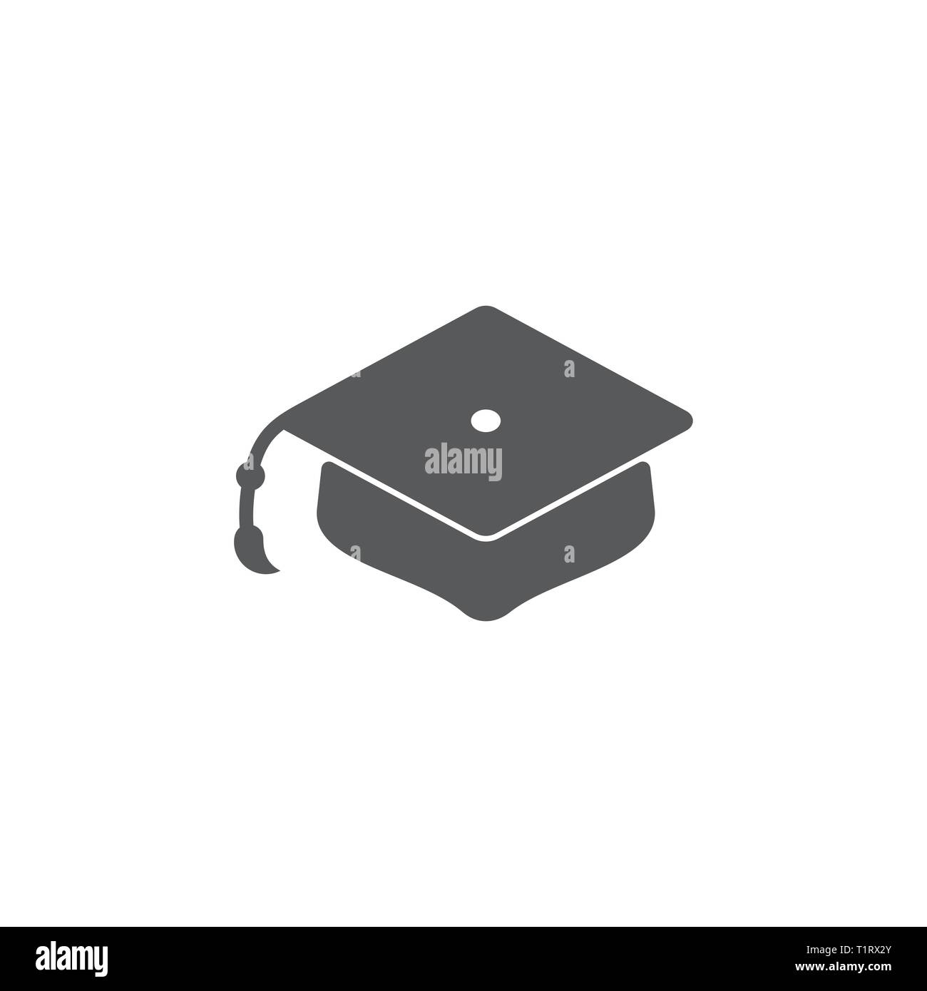 graduation hat symbol icon vector Stock Vector Image & Art - Alamy