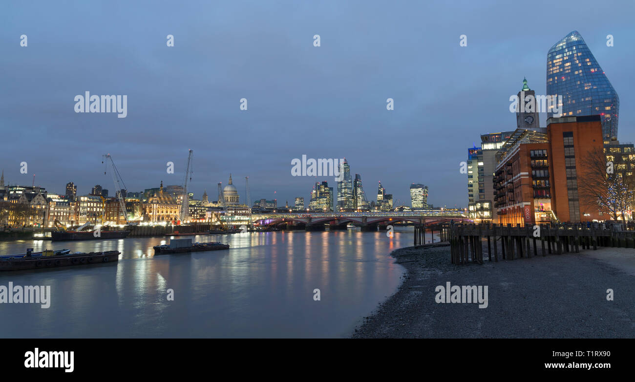 View from Waterloo Bridge, London, UK Stock Photo - Alamy