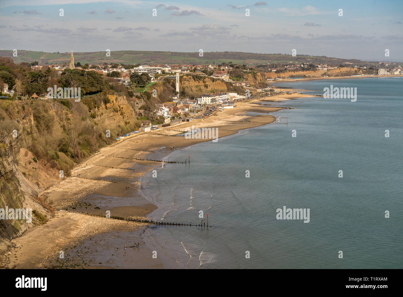 Shanklin Esplanade, Isle of Wight, England, UK Stock Photo - Alamy