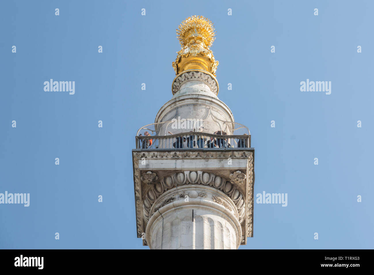 The Monument, London, UK Stock Photo - Alamy