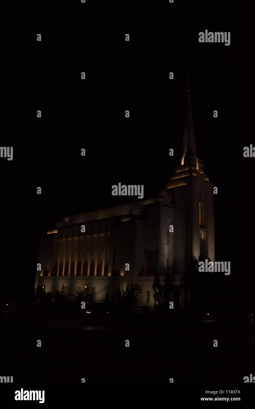 Rexburg temple hi-res stock photography and images - Alamy