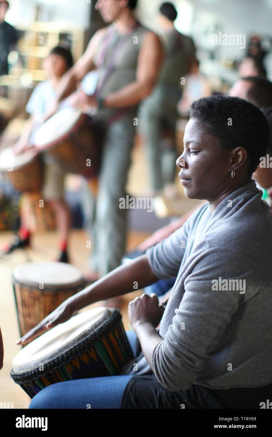 Congolese Drums High Resolution Stock Photography and Images - Alamy