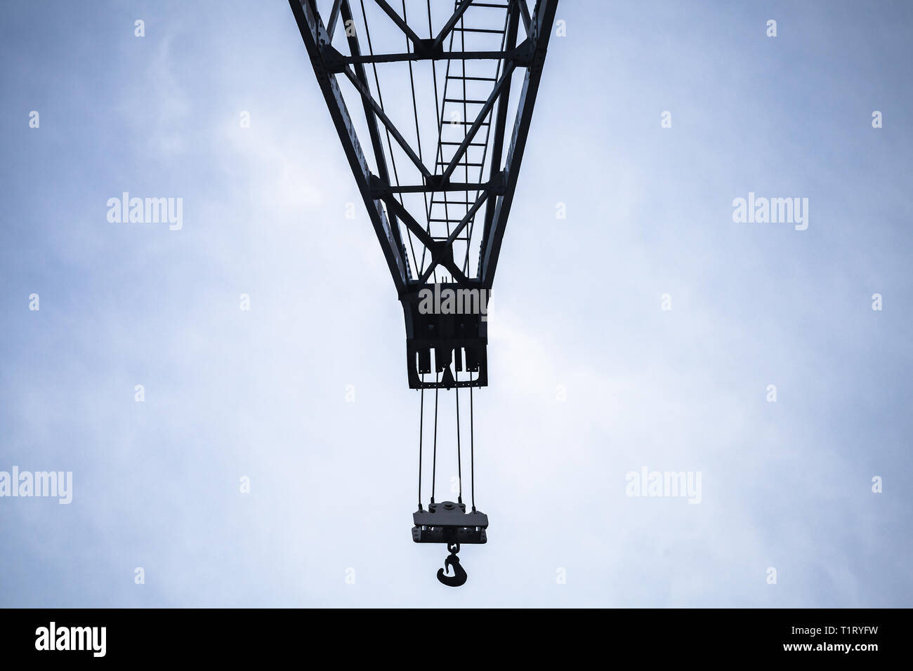 Mobile crane boom hi-res stock photography and images - Alamy